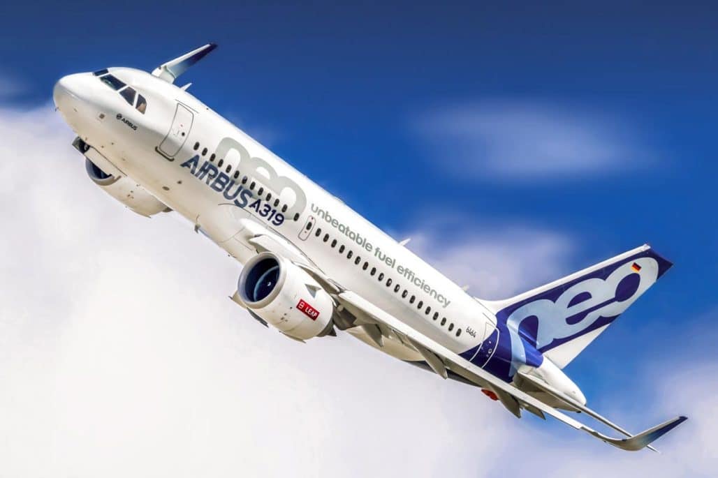 Airbus A319 : performances, confort et options de location - Avico